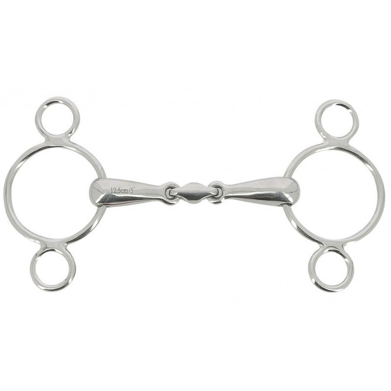 Feeling Anatomic Continental Gag Bit, 3-Ring Cheeks — Equestrian Life